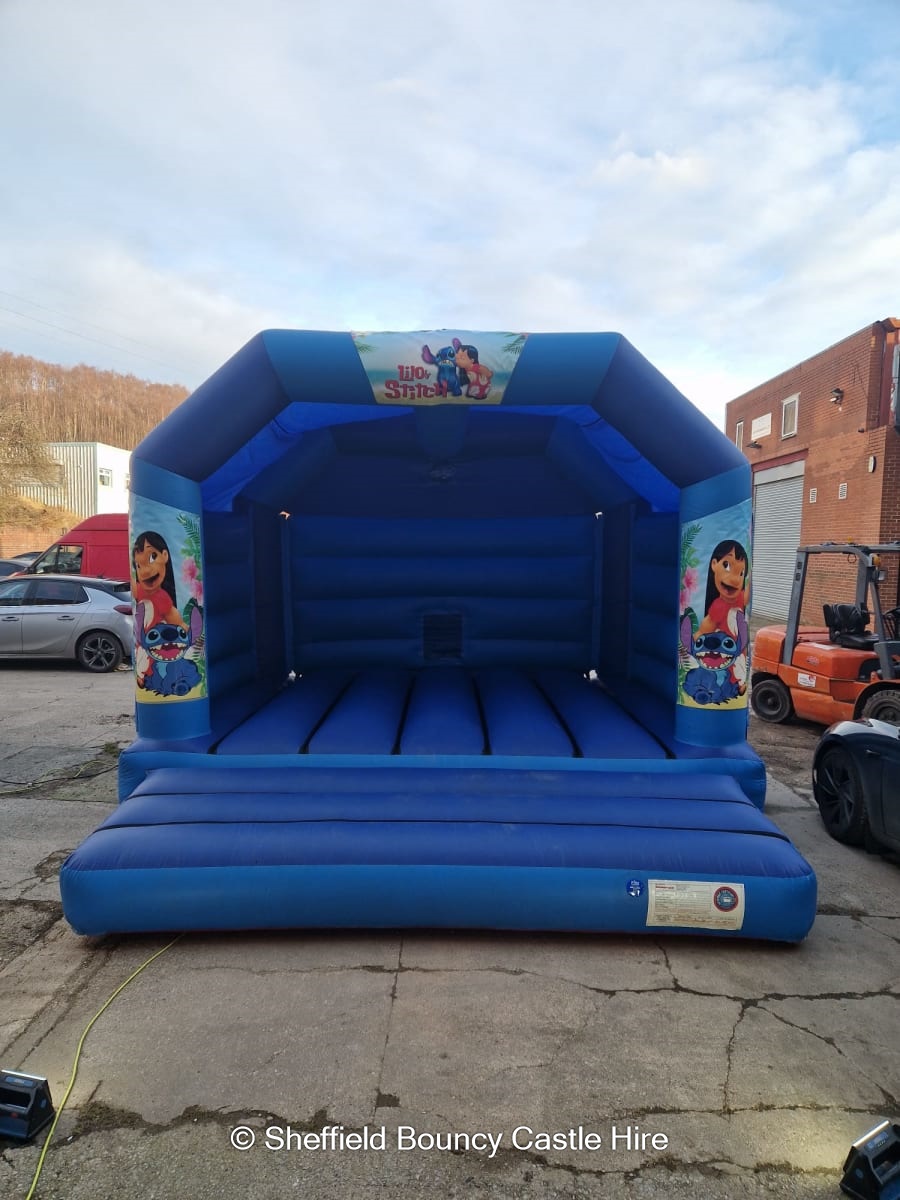 Lilo and Stitch 15ft x 15ft adult castle - Hire in Sheffield ...
