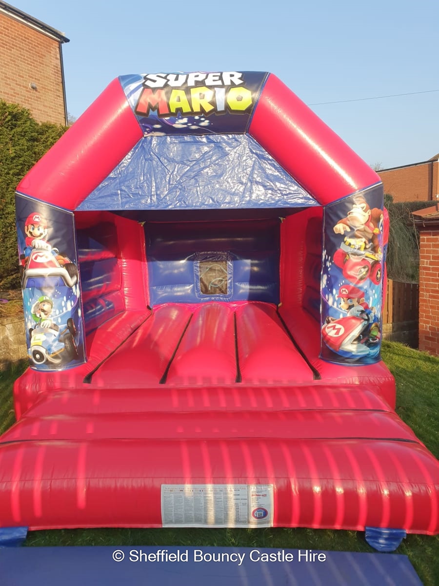 Mario Bouncy Castle 11ftx15ft - Hire in Sheffield | Sheffield Bouncy ...